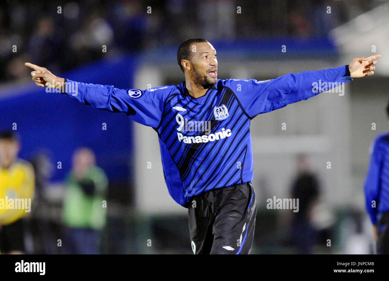 OSAKA, Japan - Japan's Gamba Osaka striker Lucas celebrates after ...