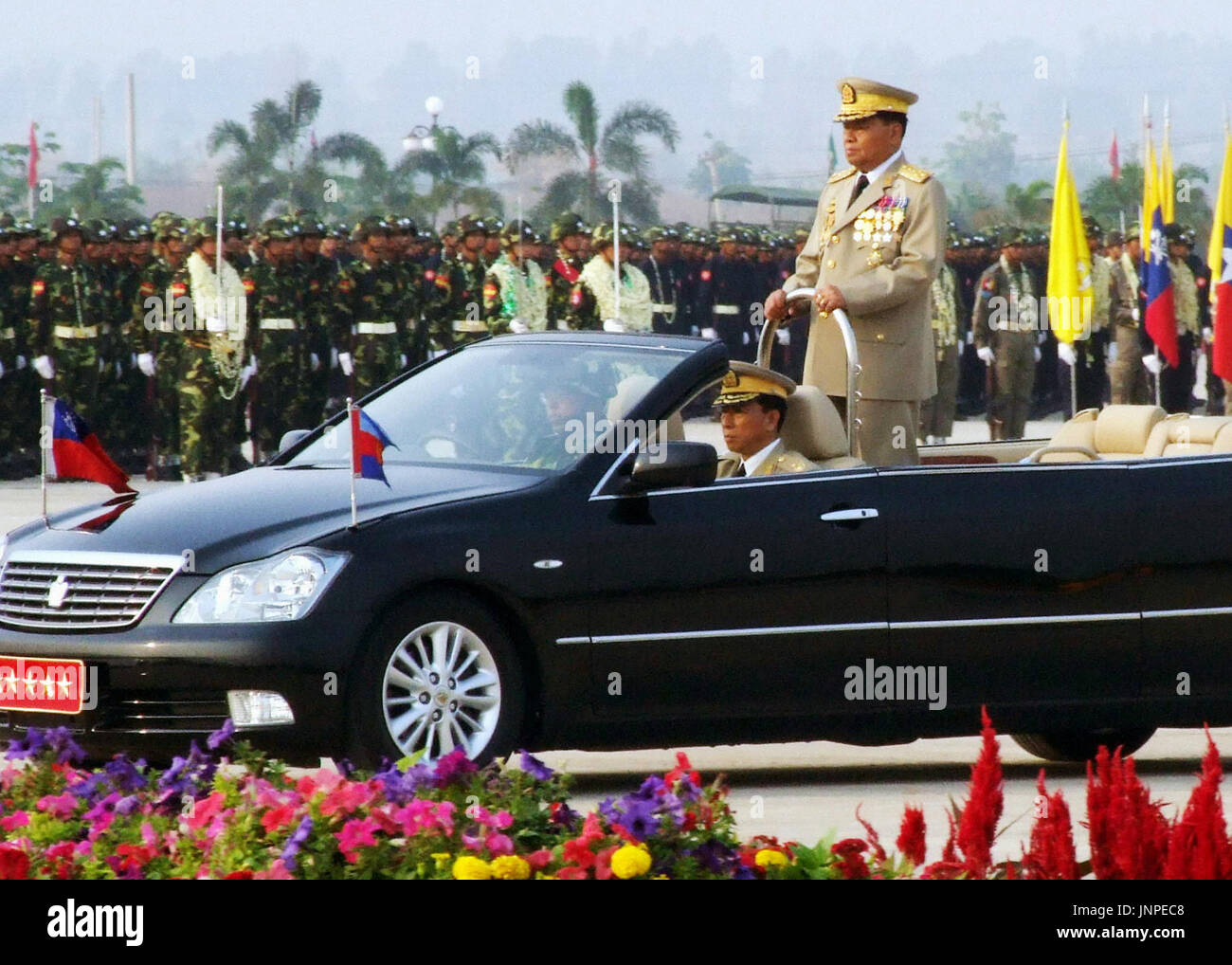 NAYPYITAW, Myanmar - Myanmar's military junta chief, Sr. Gen. Than Shwe ...