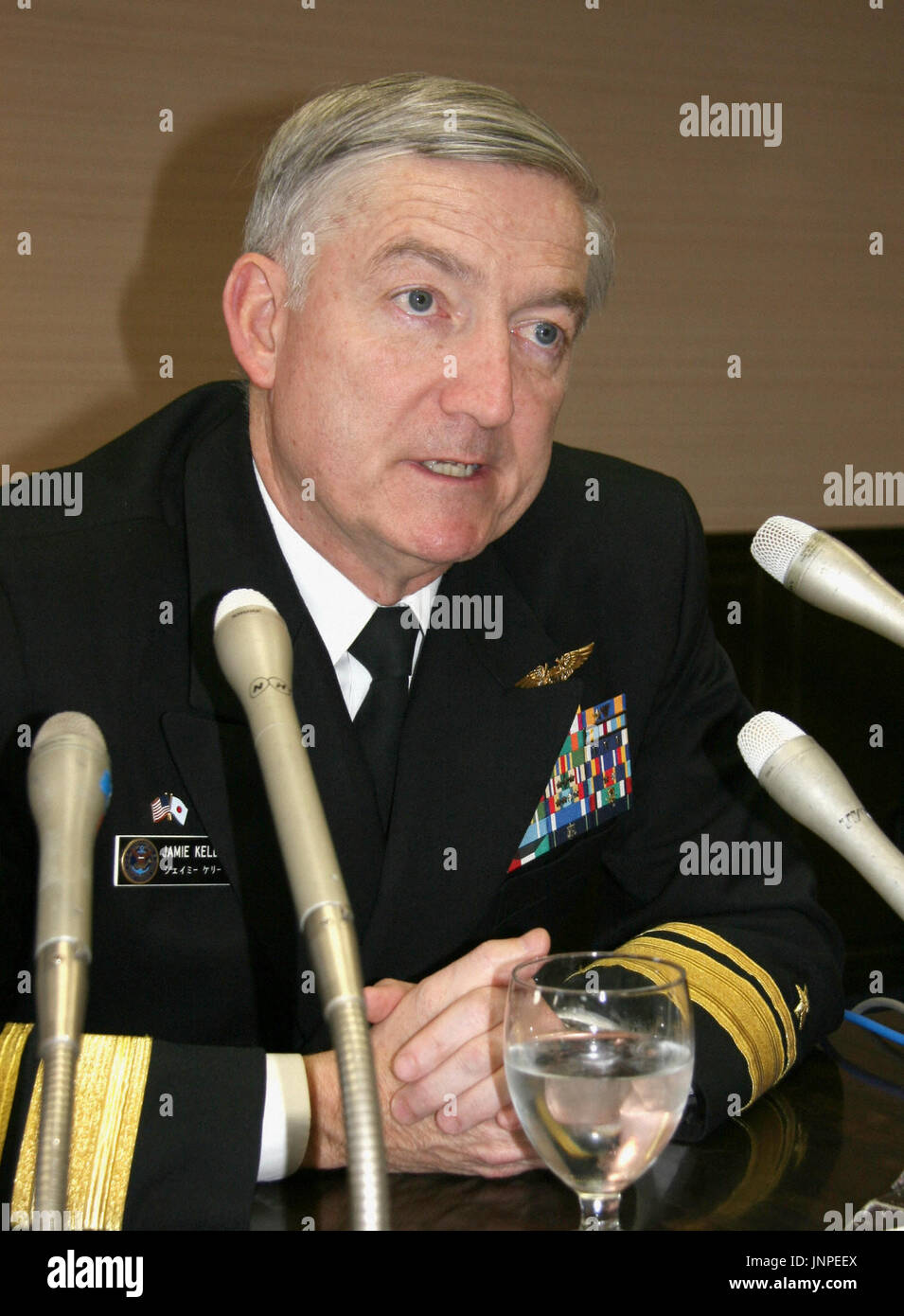 YOKOSUKA, Japan - Outgoing U.S. Naval Forces Japan Commander Rear Adm ...