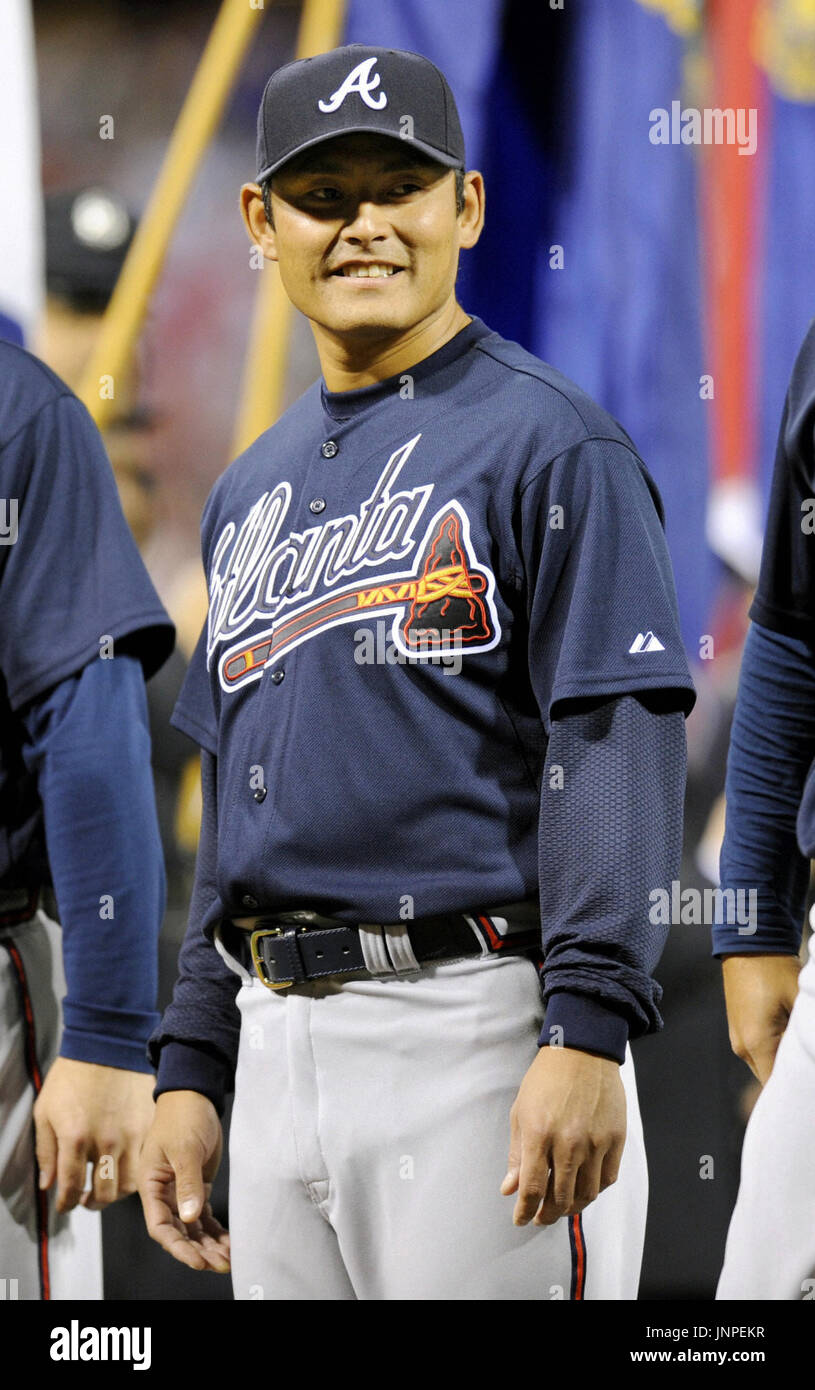 Philadelphia, United States - Atlanta Braves pitcher Kenshin Kawakami ...