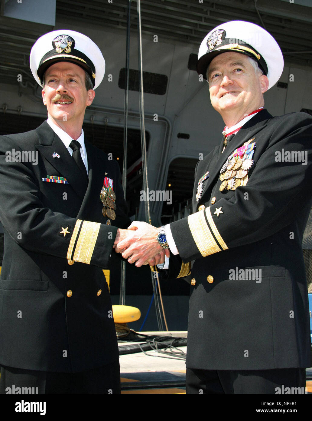 YOKOSUKA, Japan - New U.S. Naval Forces Japan commander Rear Adm ...