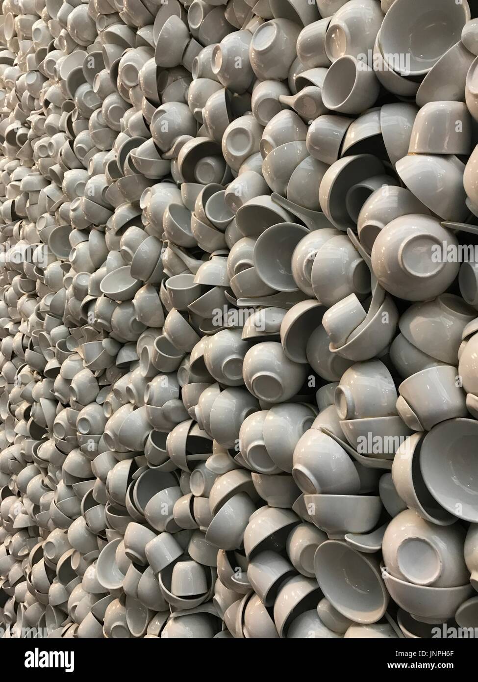 Wall of cups Stock Photo - Alamy