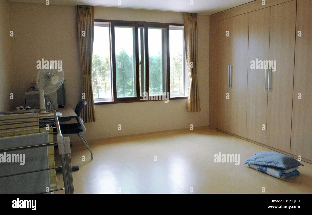 SEOUL, South Korea - This photo shows a room at the Hanawon ...