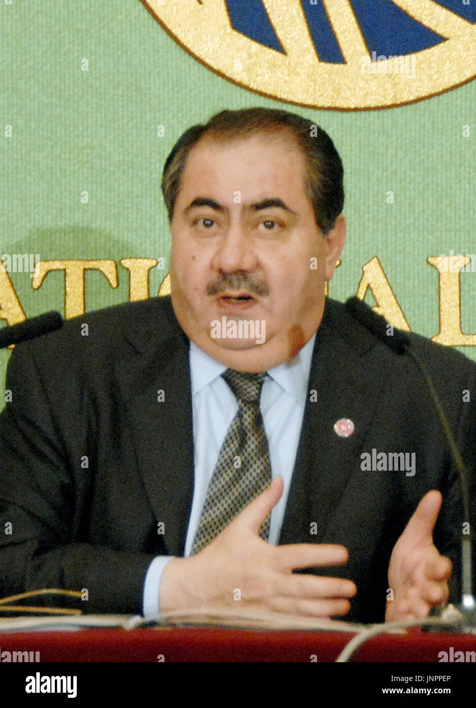 TOKYO, Japan - Visiting Iraqi Foreign Minister Hoshyar Zebari speaks ...