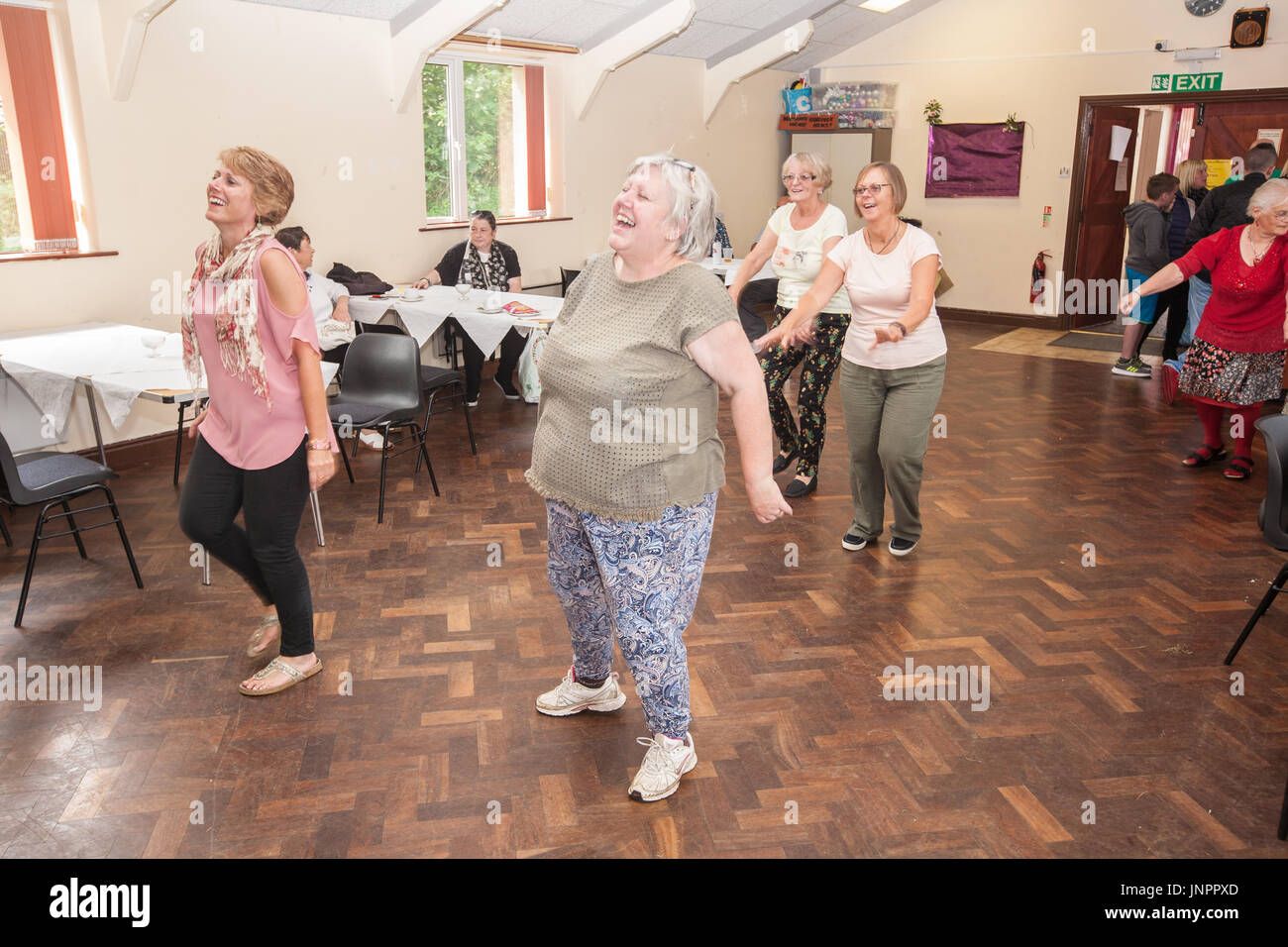 Exercise Class Village Hall High Resolution Stock Photography and ...