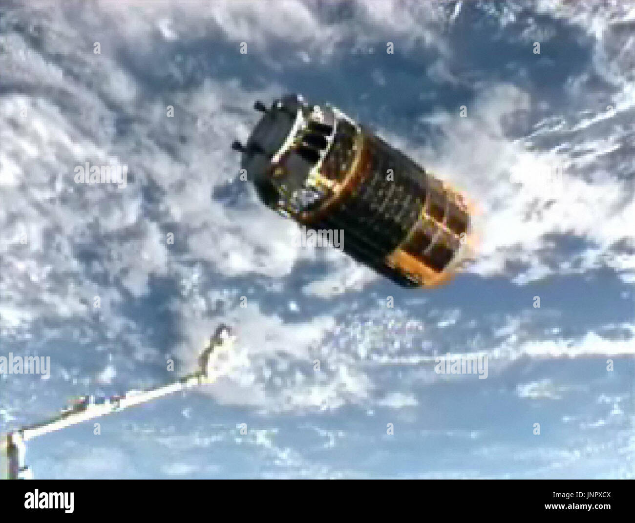 TOKYO, Japan - This NASA TV grab shows Japan's first unmanned cargo ...