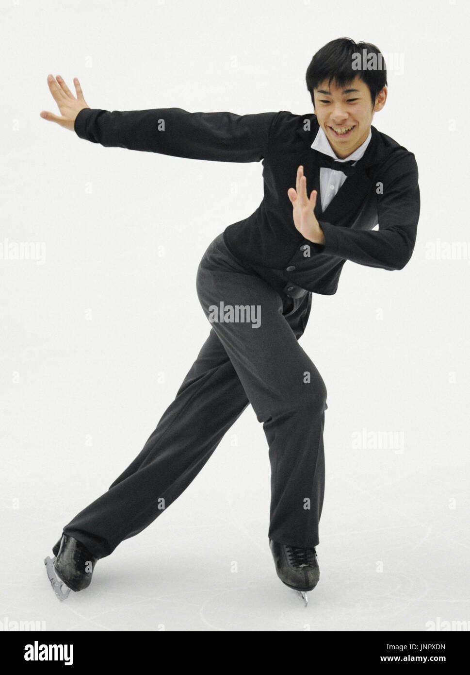BEIJING, China - Nobunari Oda of Japan performs in the men's free skate ...
