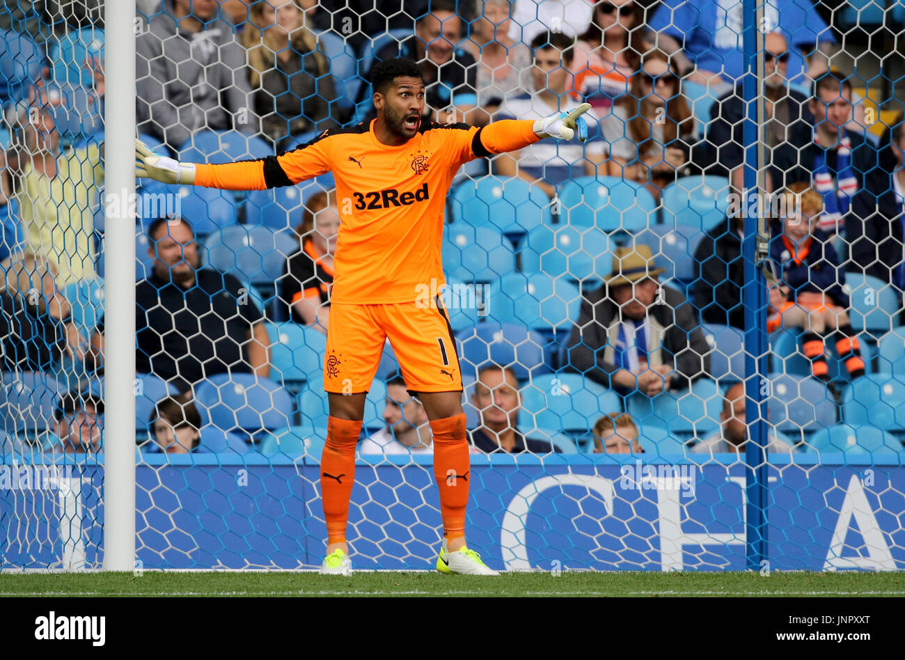 Rangers goalkeeper Wes Foderingham during the pre-season match at ...