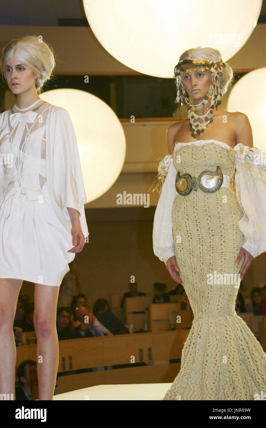 GENEVA, Switzerland - Models walk the runway during a fashion show ...