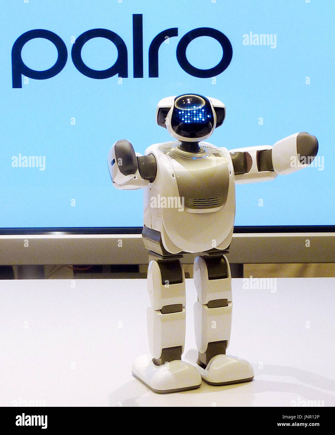 TOKYO, Japan - This photo shows Fujisoft Inc.'s humanoid Parlo moving ...