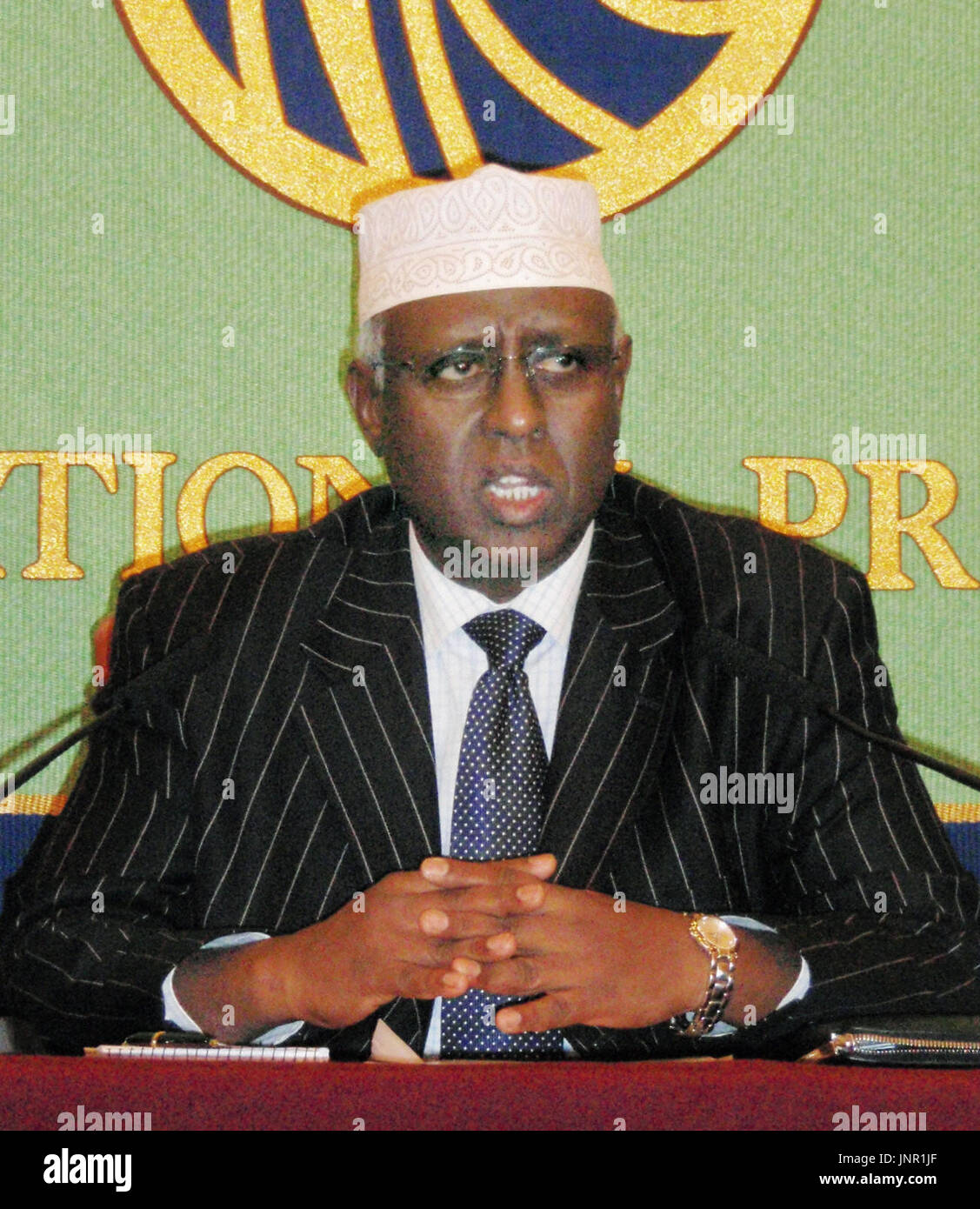 TOKYO, Japan - Ali Ahmed Jama Jangeli, foreign minister of the Somali ...