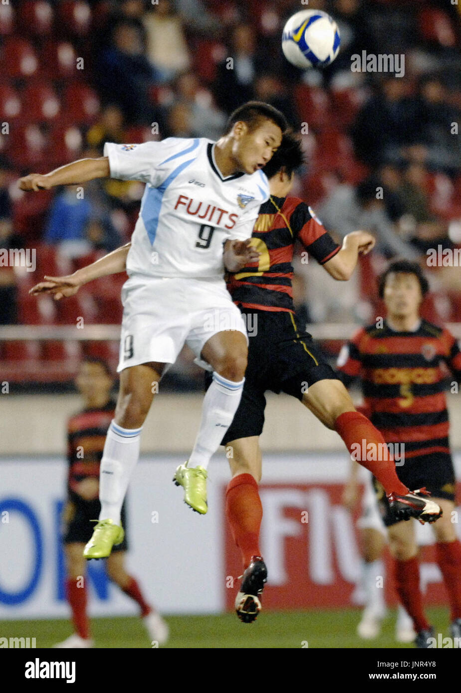 POHANG, South Korea - Japan's Kawasaki Frontale forward Chong Tese ...