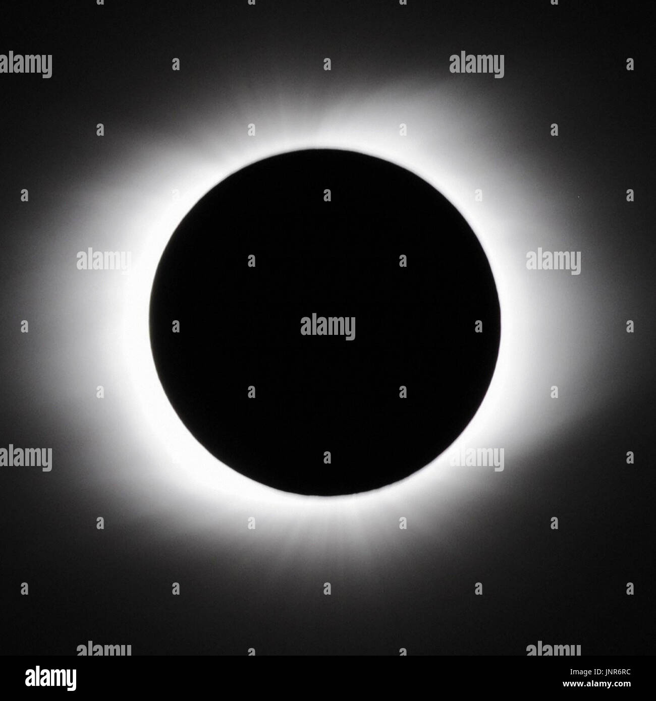 TOKYO, Japan - A total solar eclipse is observed in the Pacific Ocean ...