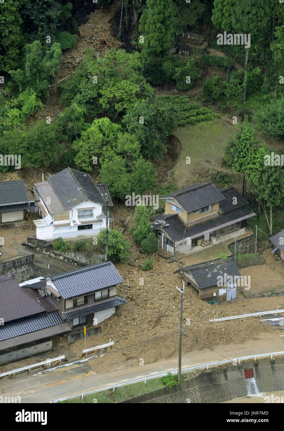 SAYO, Japan - A house in Sayo in Hyogo Prefecture, western Japan, is ...