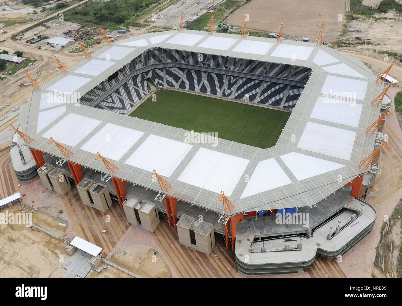 TOKYO, Japan - This Nov. 29, 2009 file photo shows the Mbombela stadium ...
