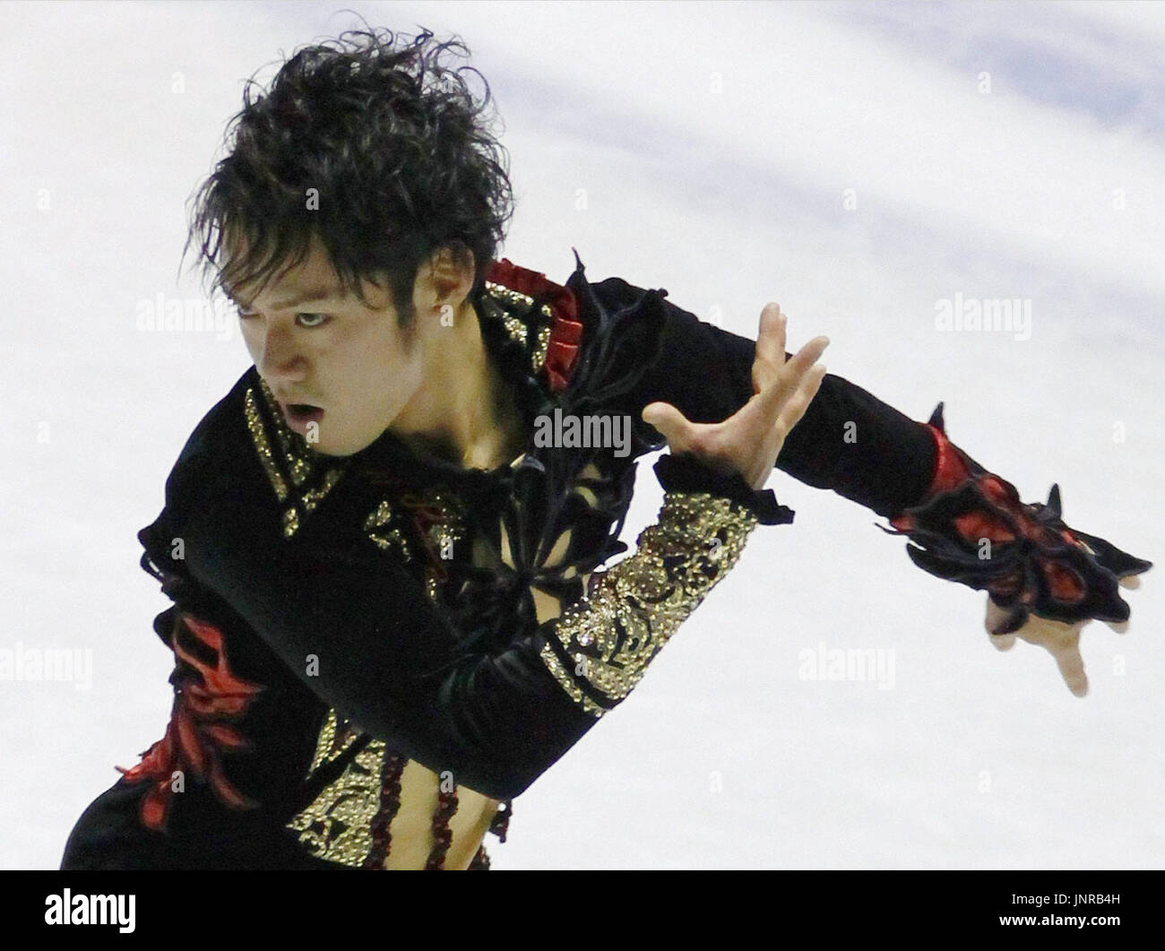 TOKYO, Japan - Japan's Daisuke Takahashi performs during the men's ...
