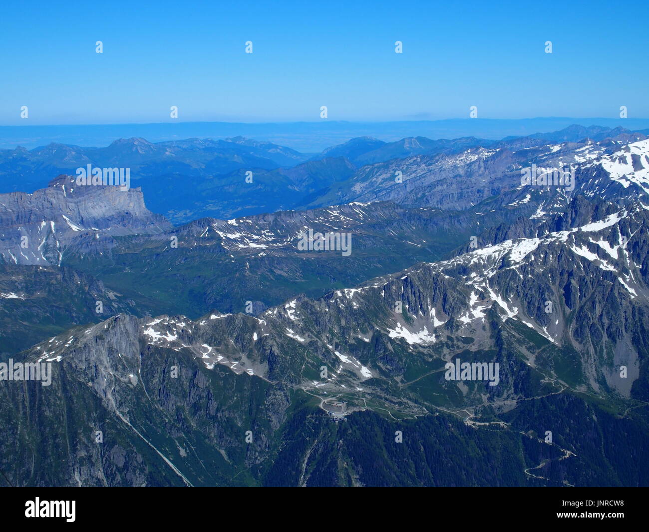 Alpine mountains range landscape in beauty French, Italian and Swiss ...