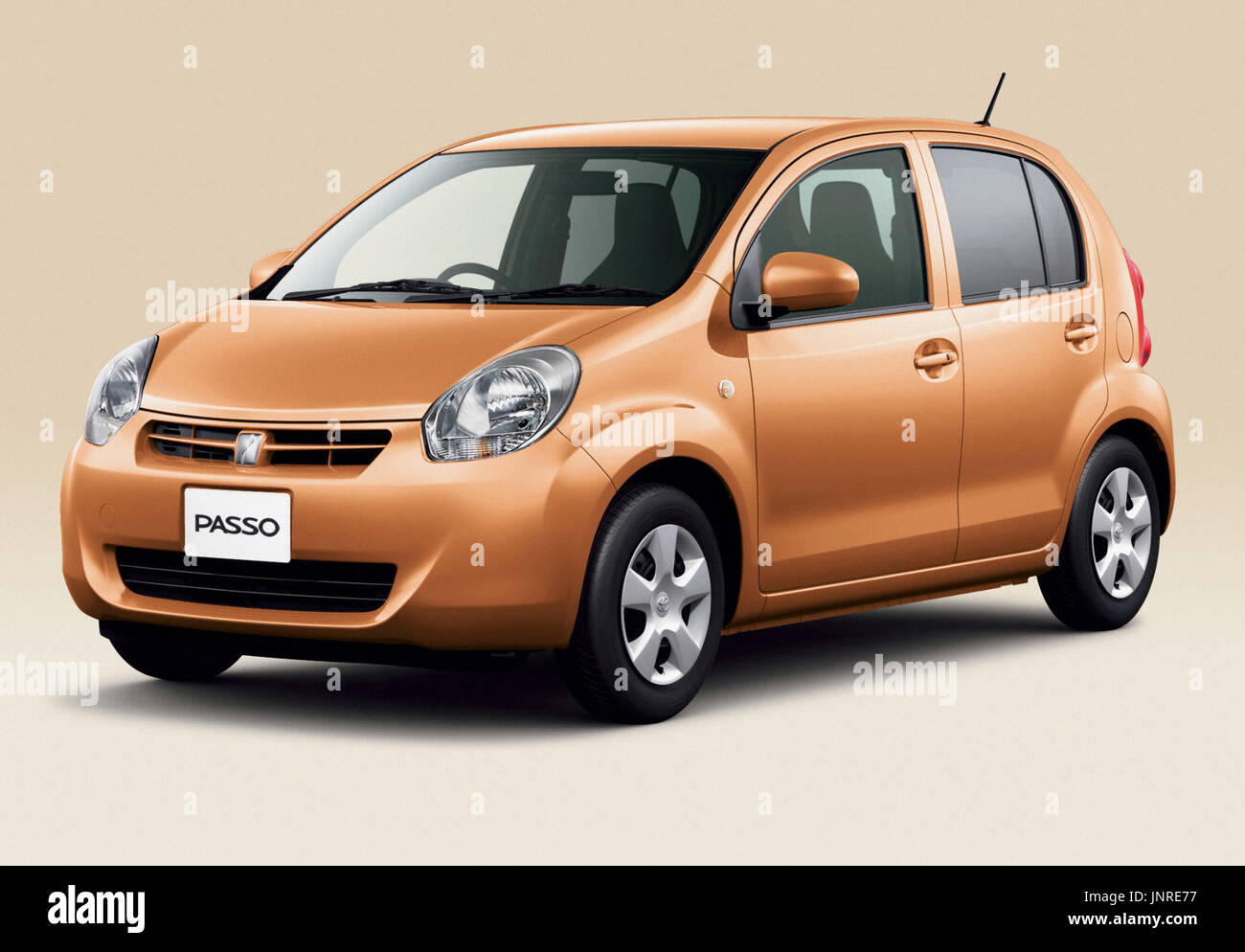 NAGOYA, Japan - Photo shows the redesigned Passo compact hatchback ...