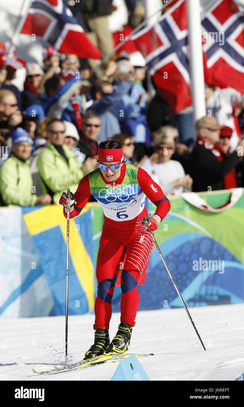WHISTLER, Canada - Norway's Marit Bjoergen competes on her way to ...