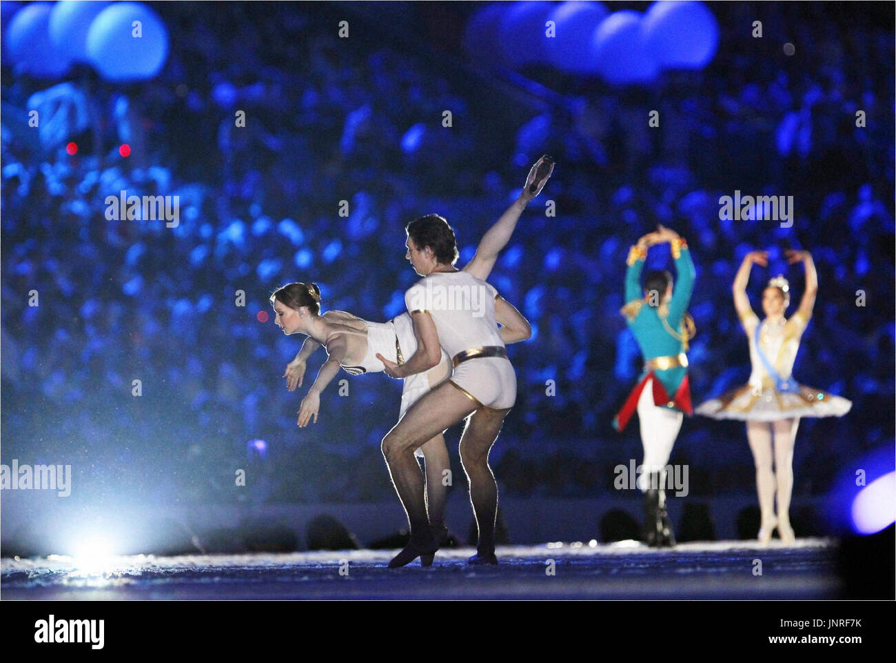 VANCOUVER, Canada - Ballet dancers perform during the closing ceremony ...