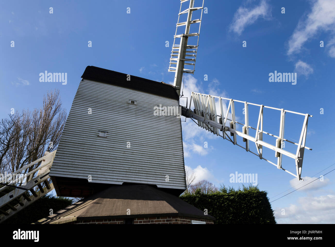 cromer windmill near cottered hertfordshire Stock Photo - Alamy
