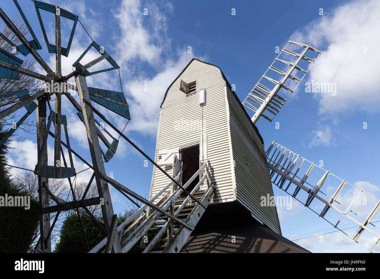 cromer windmill near cottered hertfordshire Stock Photo - Alamy
