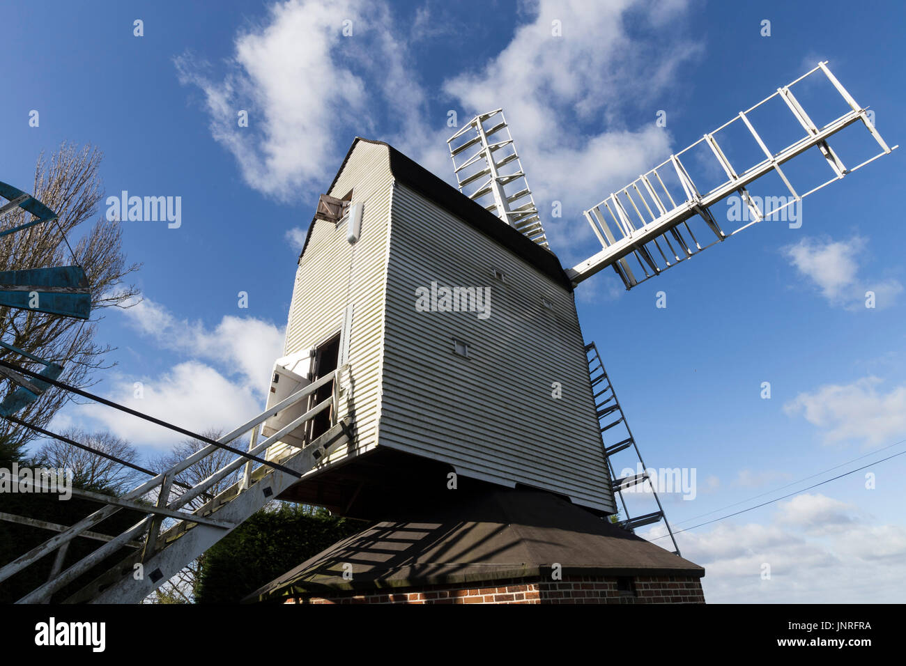 cromer windmill near cottered hertfordshire Stock Photo - Alamy