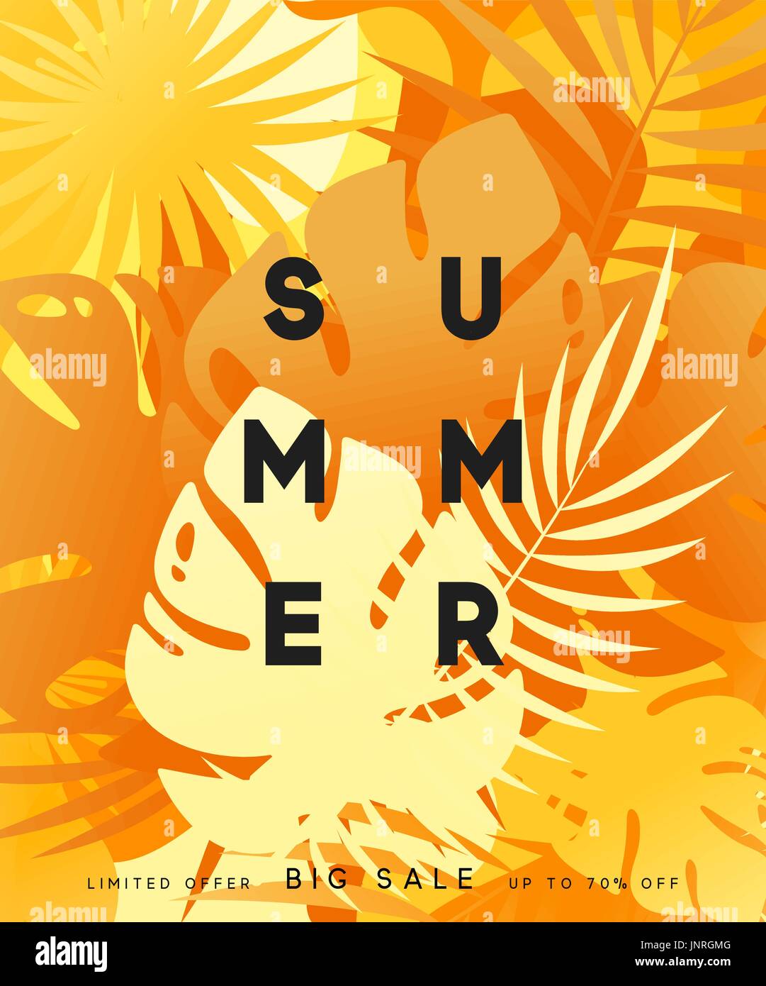 Summer banner tropical background Stock Vector Image & Art - Alamy