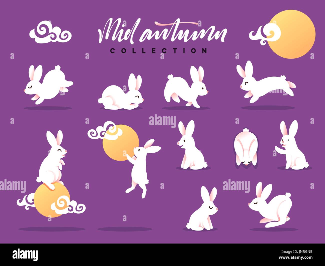 Rabbit illustration hi-res stock photography and images - Alamy
