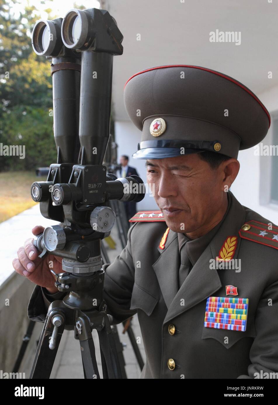 TOKYO, Japan - A colonel of the North Korean people's army is seen ...