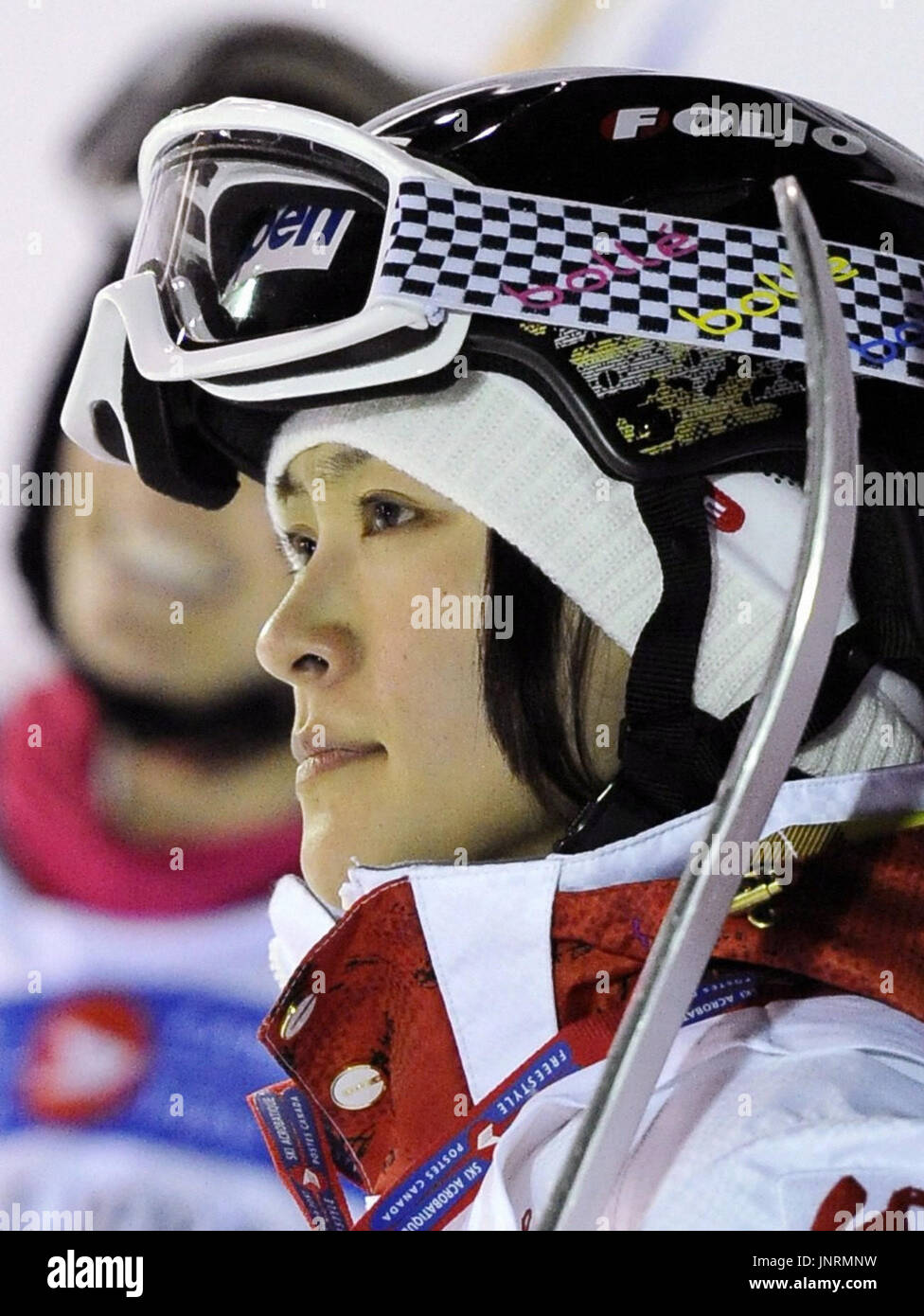 CALGARY, Canada - World champion Aiko Uemura of Japan looks less than ...