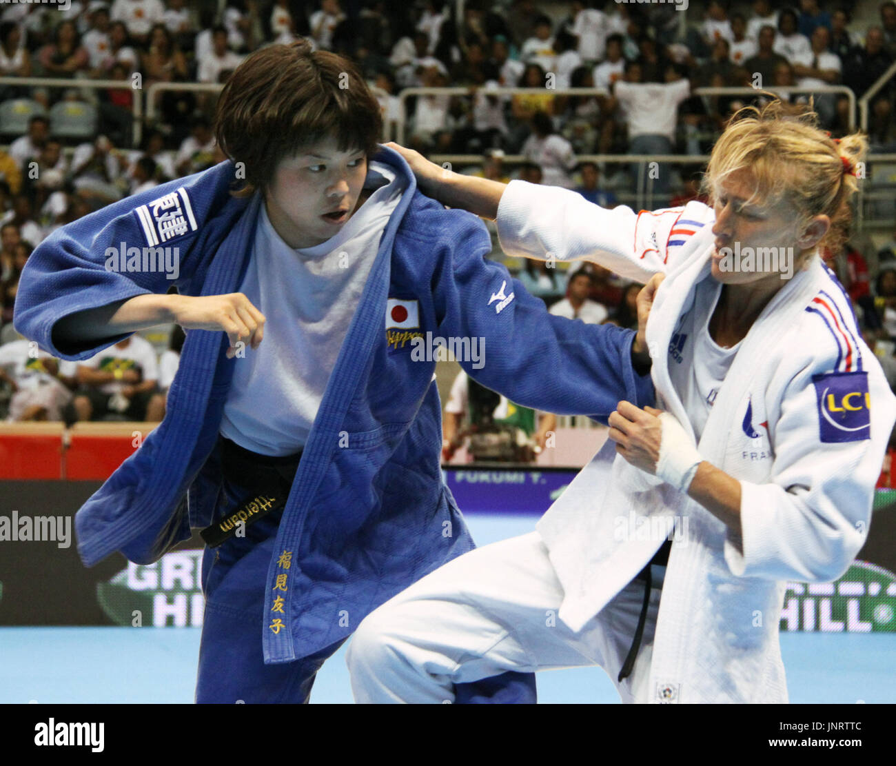 RIO DE JANEIRO, Brazil - Reigning world champion Tomoko Fukumi wins the ...