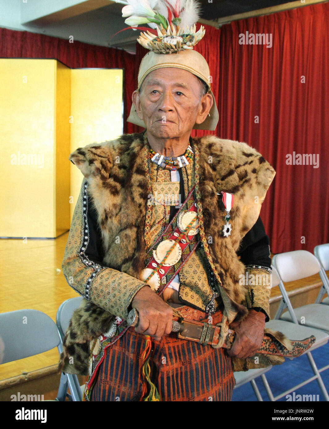 KAOHSIUNG, Taiwan - Chen E-an, a prominent indigenous elder in Taiwan ...