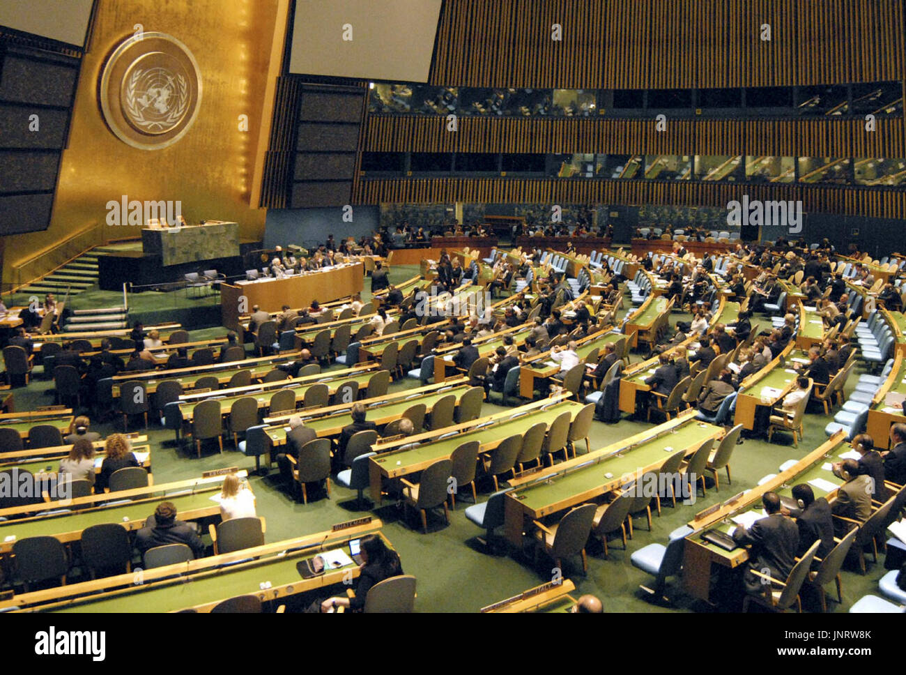 NEW YORK, United States - A session of the U.N. conference reviewing ...