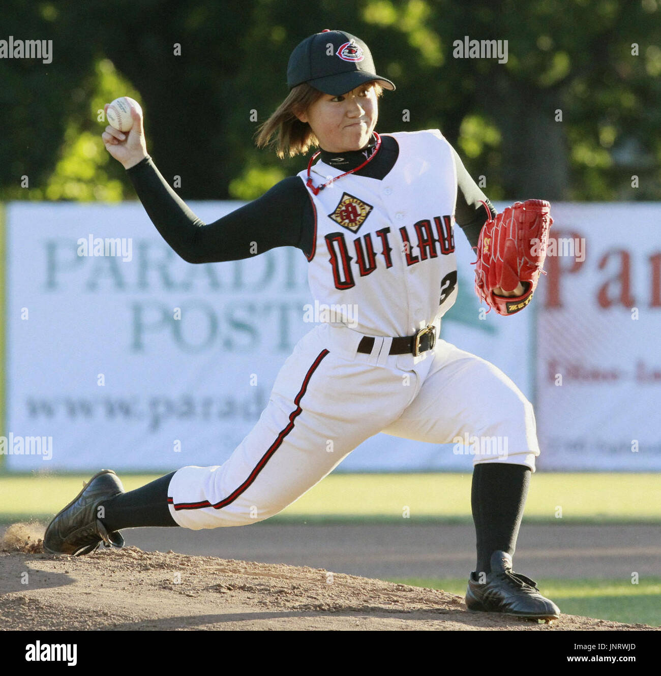 CHICO, California - Japanese knuckleballer Eri Yoshida with the U.S ...