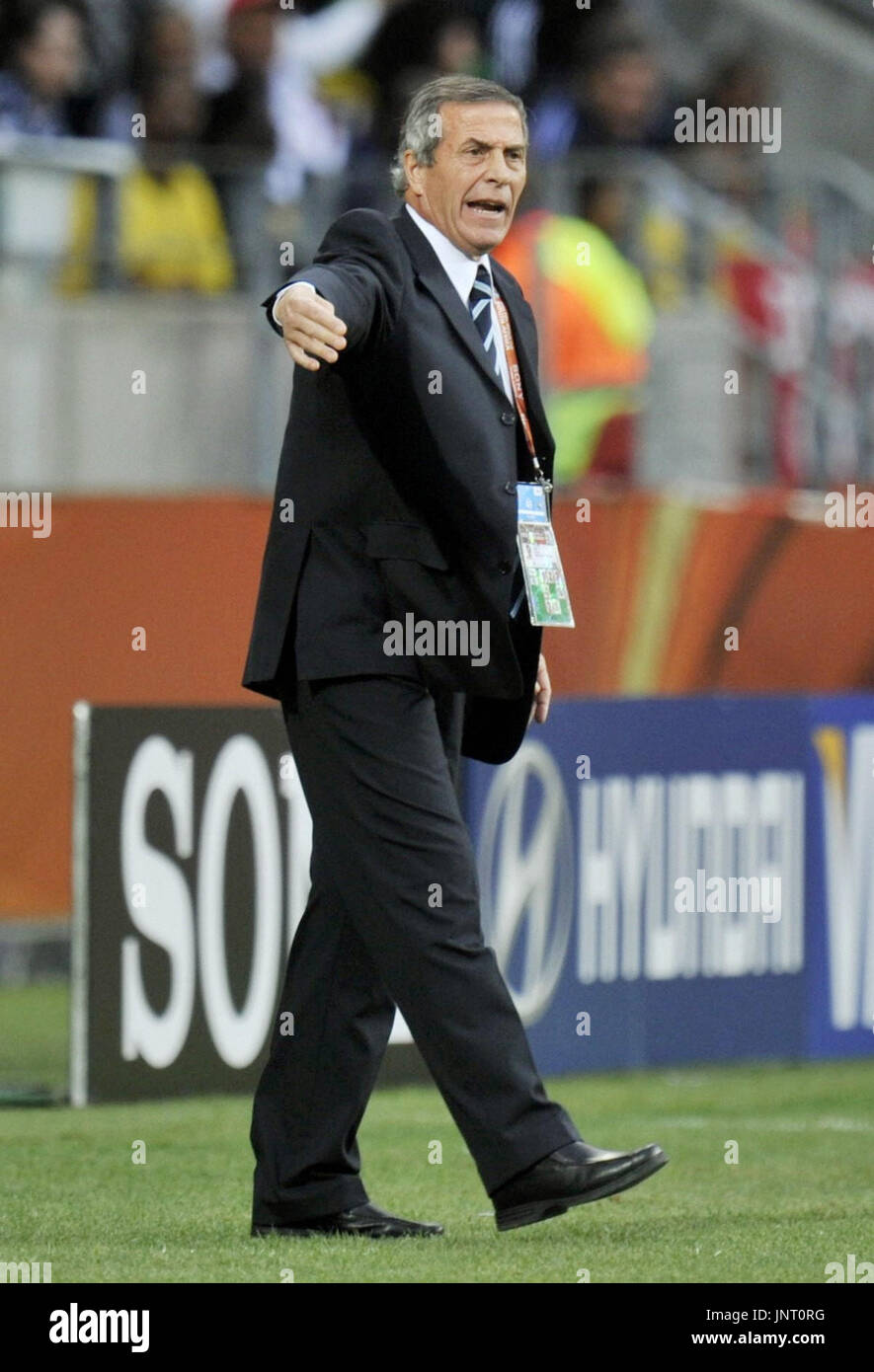 TOKYO, Japan - This undated file photo shows Oscar Tabarez, coach of ...