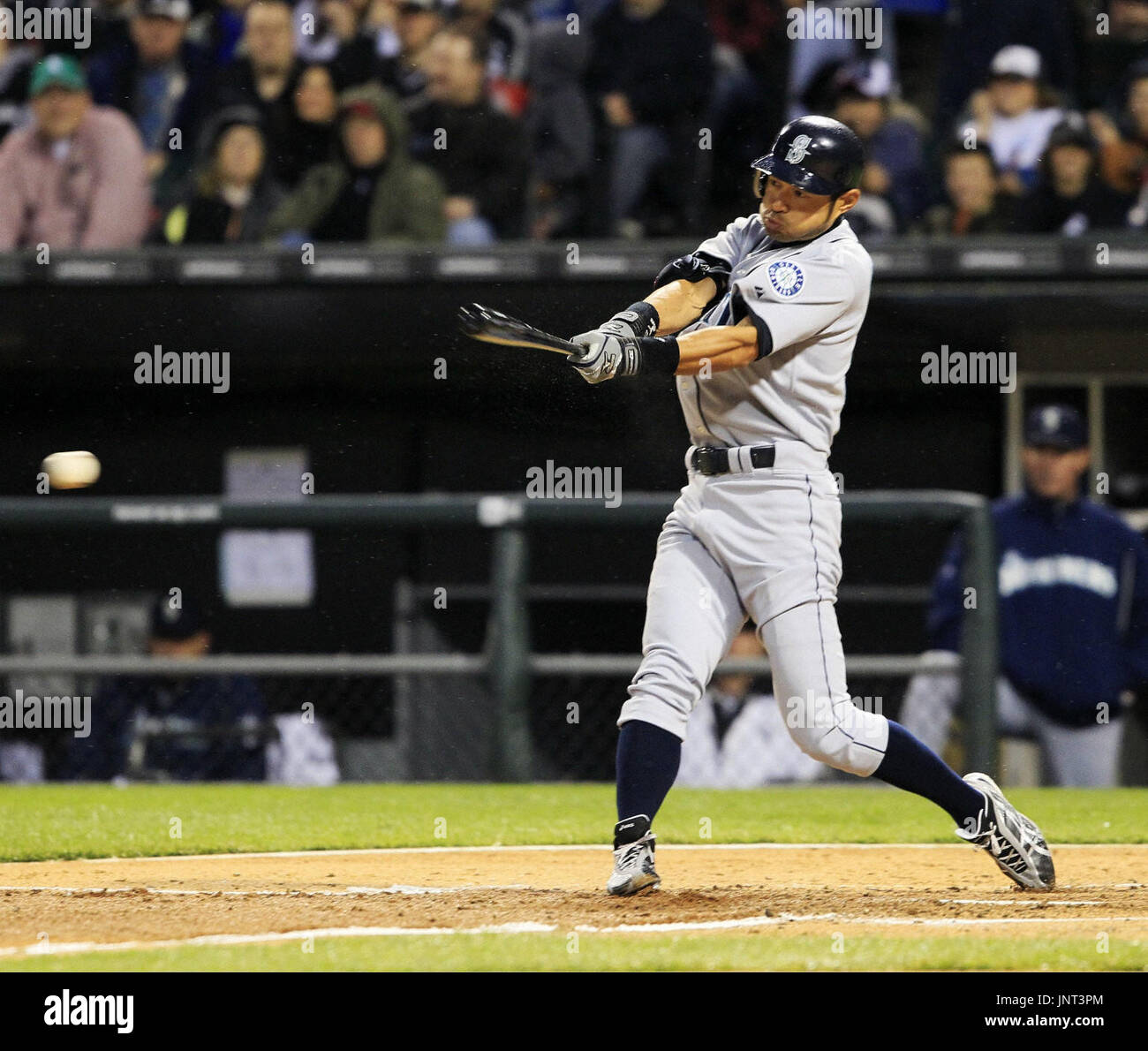 CHICAGO, United States - Seattle Mariners leadoff batter Ichiro Suzuki ...