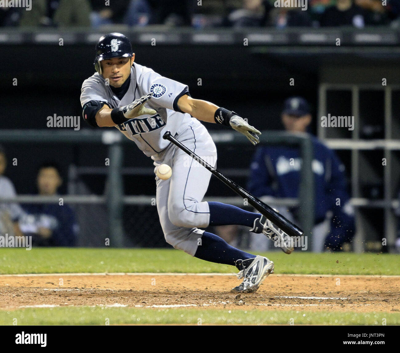 CHICAGO, United States - Seattle Mariners leadoff batter Ichiro Suzuki ...