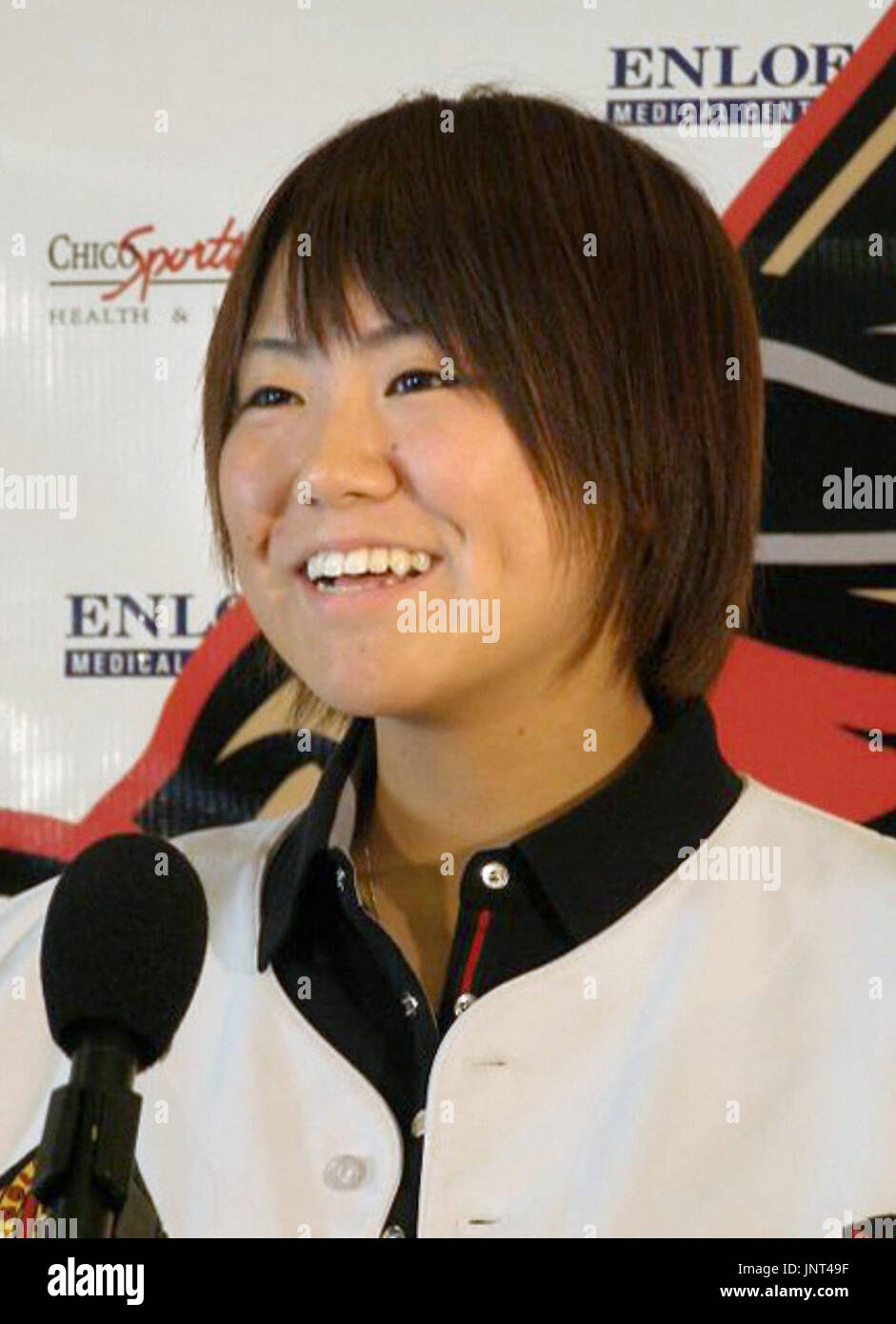 CHICO, United States - Japanese baseball pitcher Eri Yoshida speaks ...