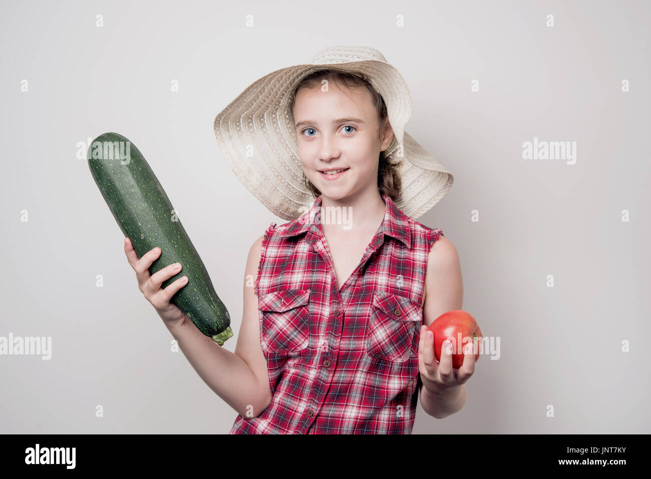 girl with a crop Stock Photo - Alamy