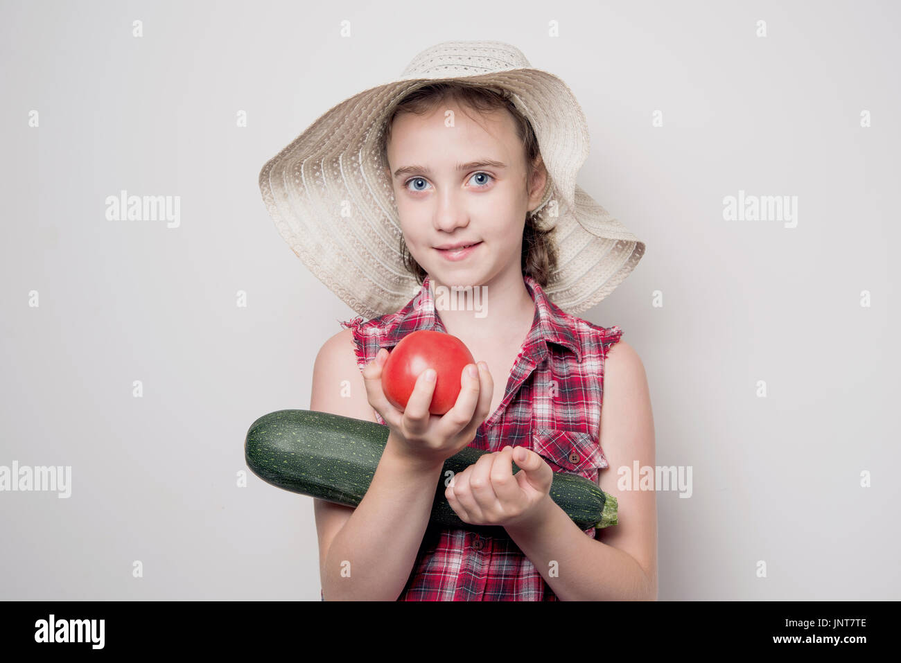 girl with a crop Stock Photo - Alamy