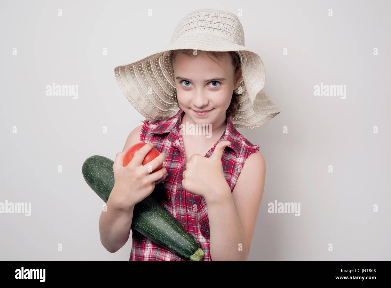 girl with a crop Stock Photo - Alamy