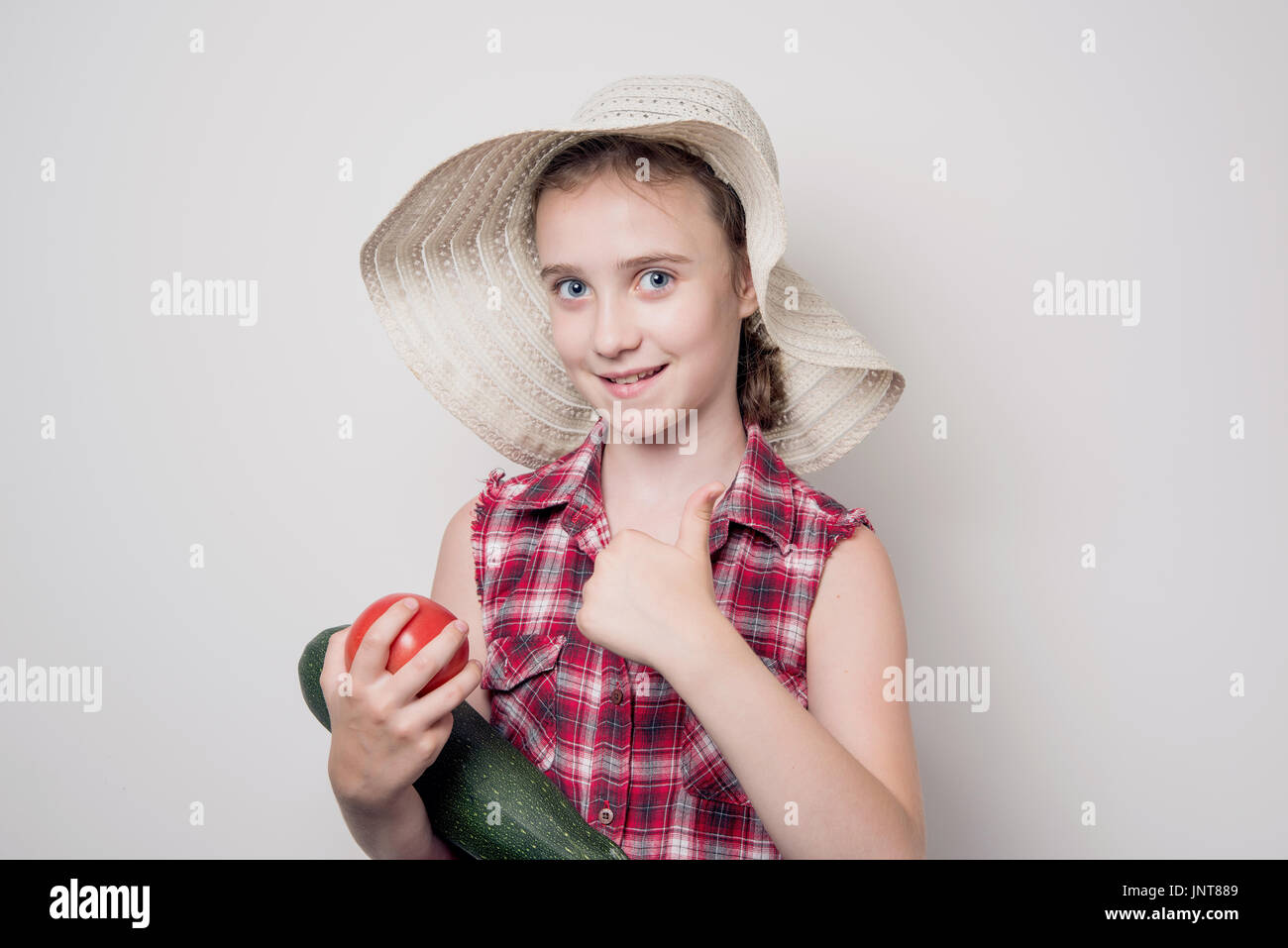 girl with a crop Stock Photo - Alamy