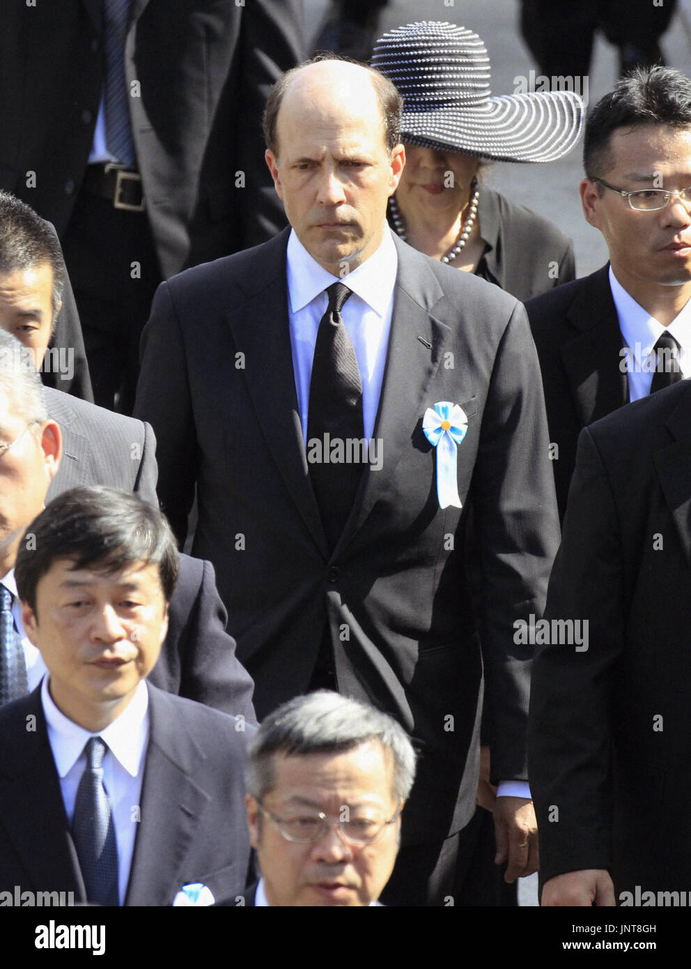 HIROSHIMA, Japan - U.S. Ambassador to Japan John Roos attends a ...