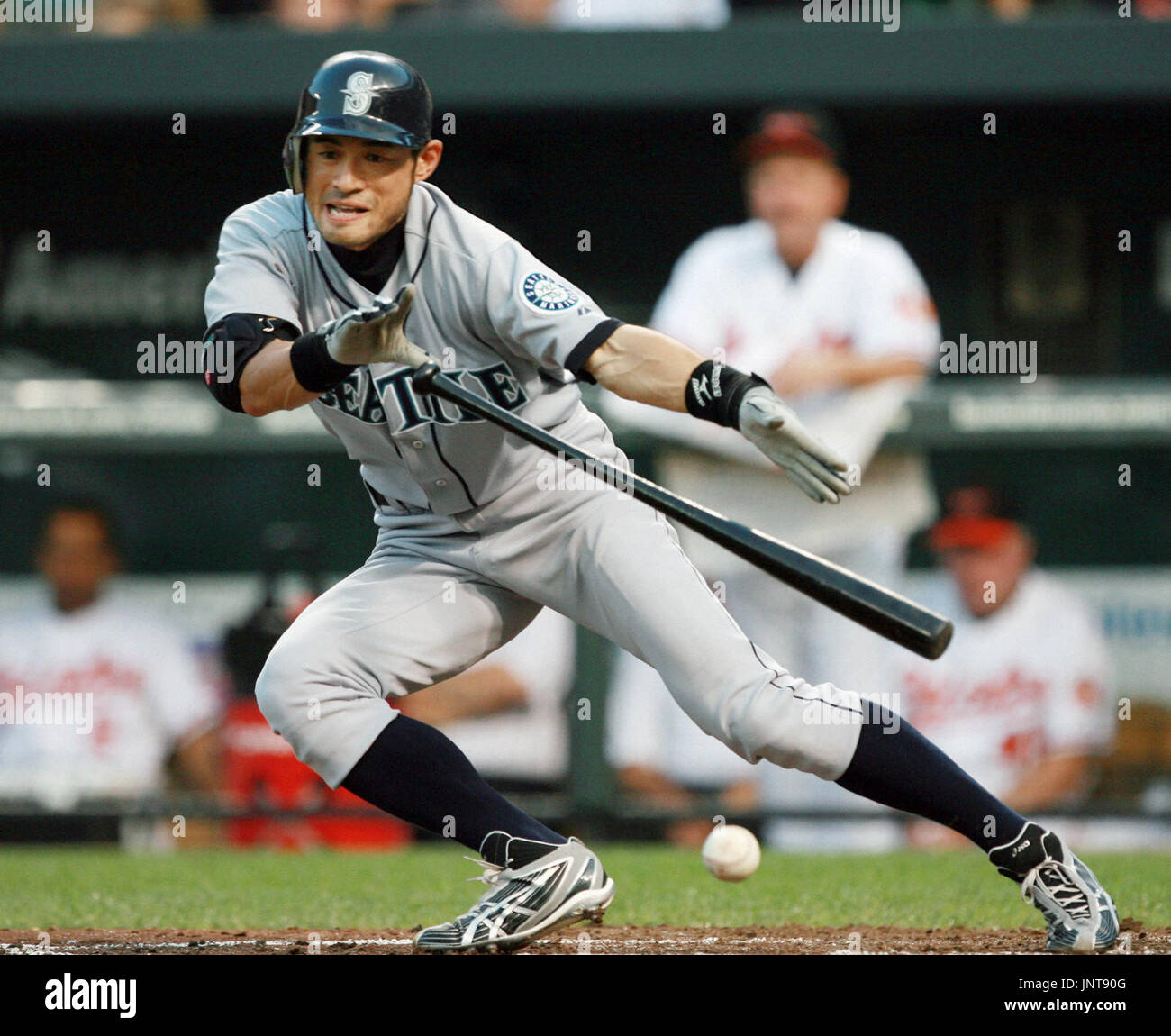 BALTIMORE, United States - Seattle Mariners leading hitter Ichiro ...