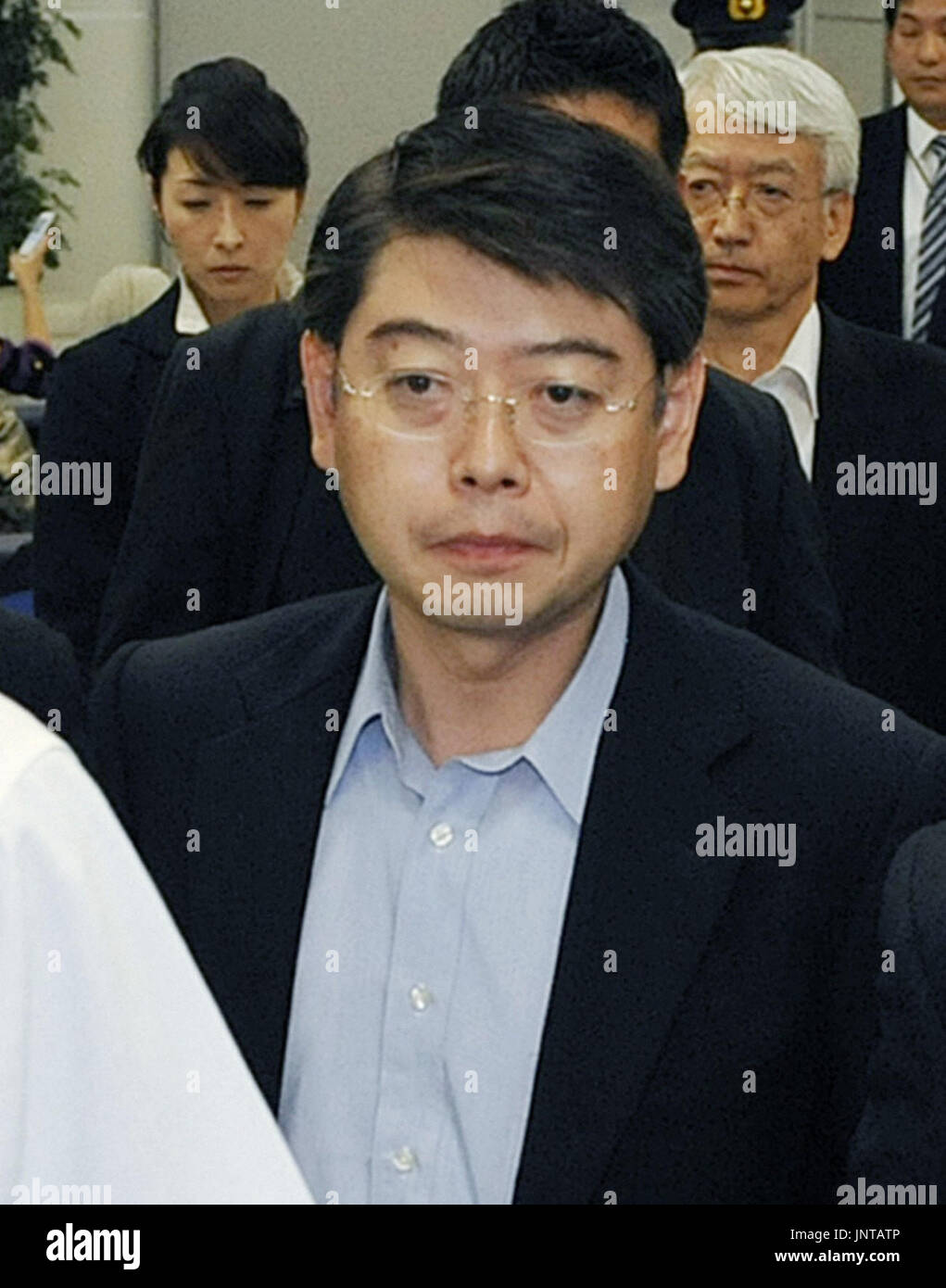 SHANGHAI, China - Fujita Corp. employees Yoshiro Sasaki (L) and Junichi ...
