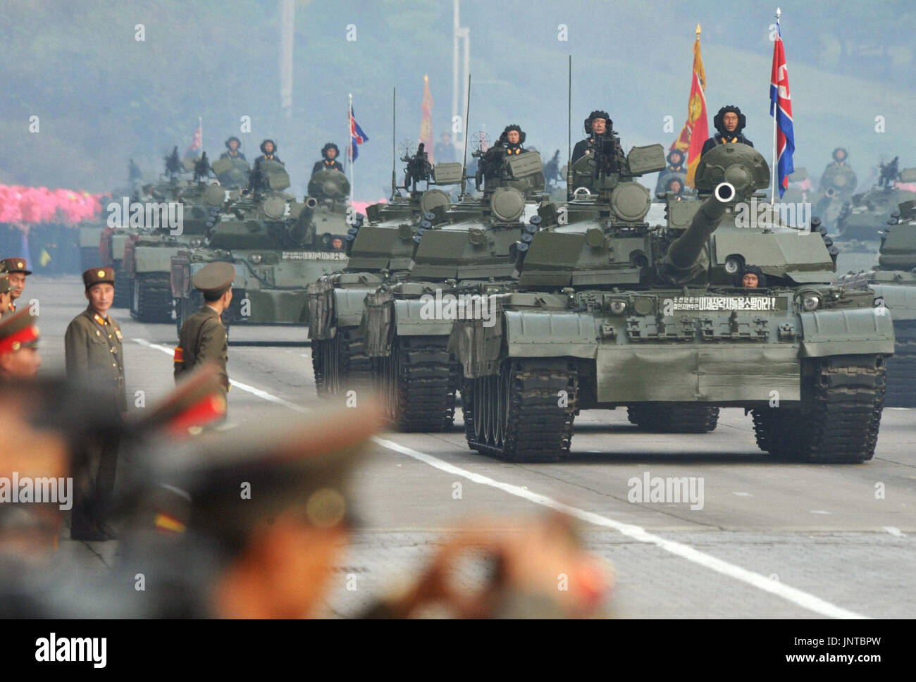 North Korean Army Tanks