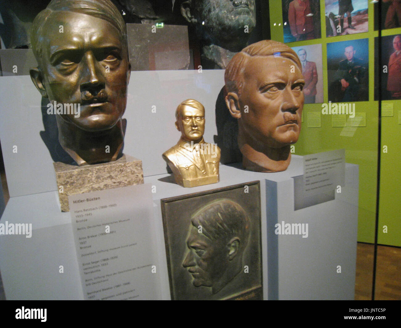 BERLIN, Germany - Busts of Adolf Hitler are on display on Oct. 13, 2010 ...