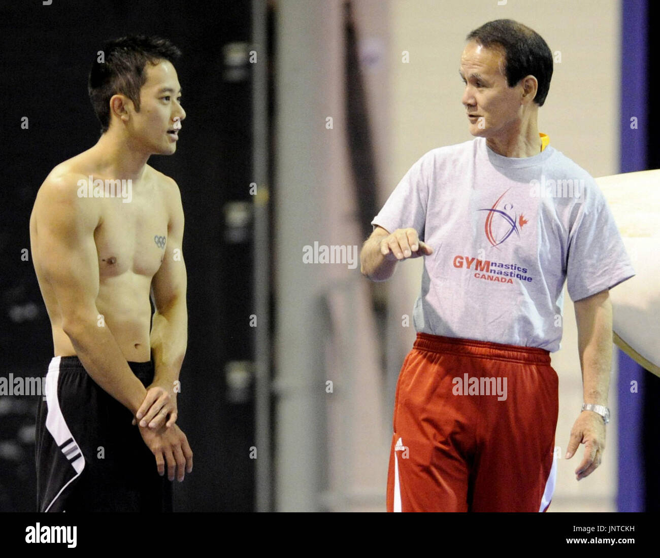 ROTTERDAM, Netherlands - Kenneth Ikeda (L), a member of the Canadian ...