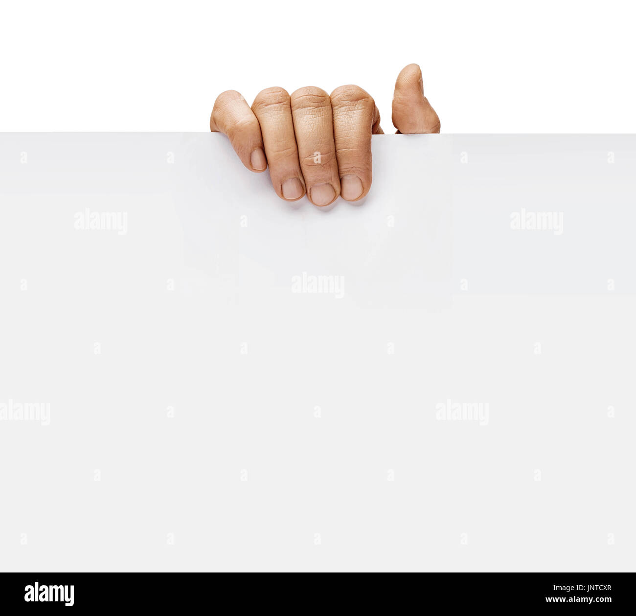 Man holding advertising board hi-res stock photography and images - Alamy